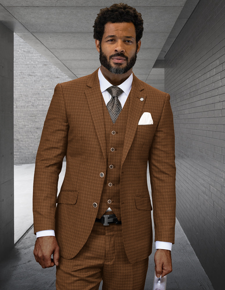 ANGEL 3 PC COPPER MODERN FIT SUIT – Bachrach