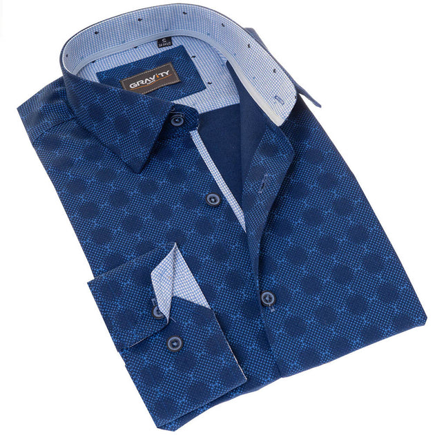 INCOGNITO BLUE SPORT SHIRT – Bachrach