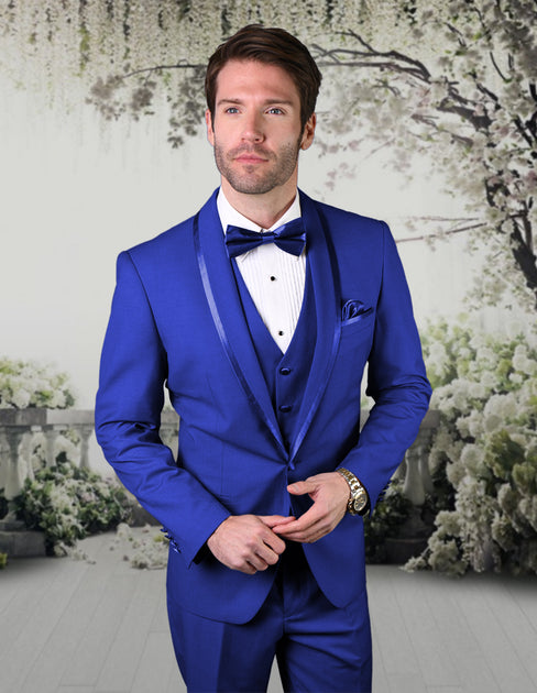 CAESAR ROYAL 3 PC TAILORED FIT TUXEDO – Bachrach